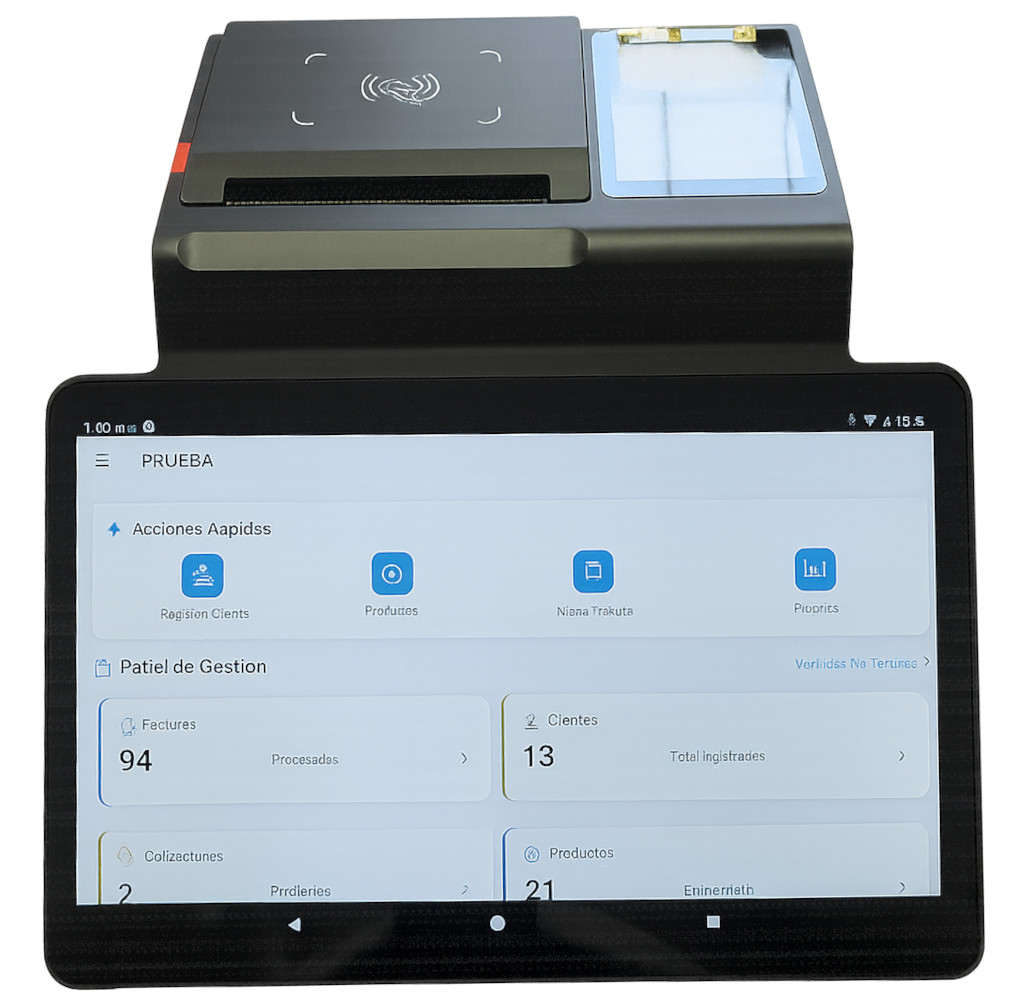 Tablet Punto de Venta Android ALPHA I – POS Portátil Todo en Uno ...